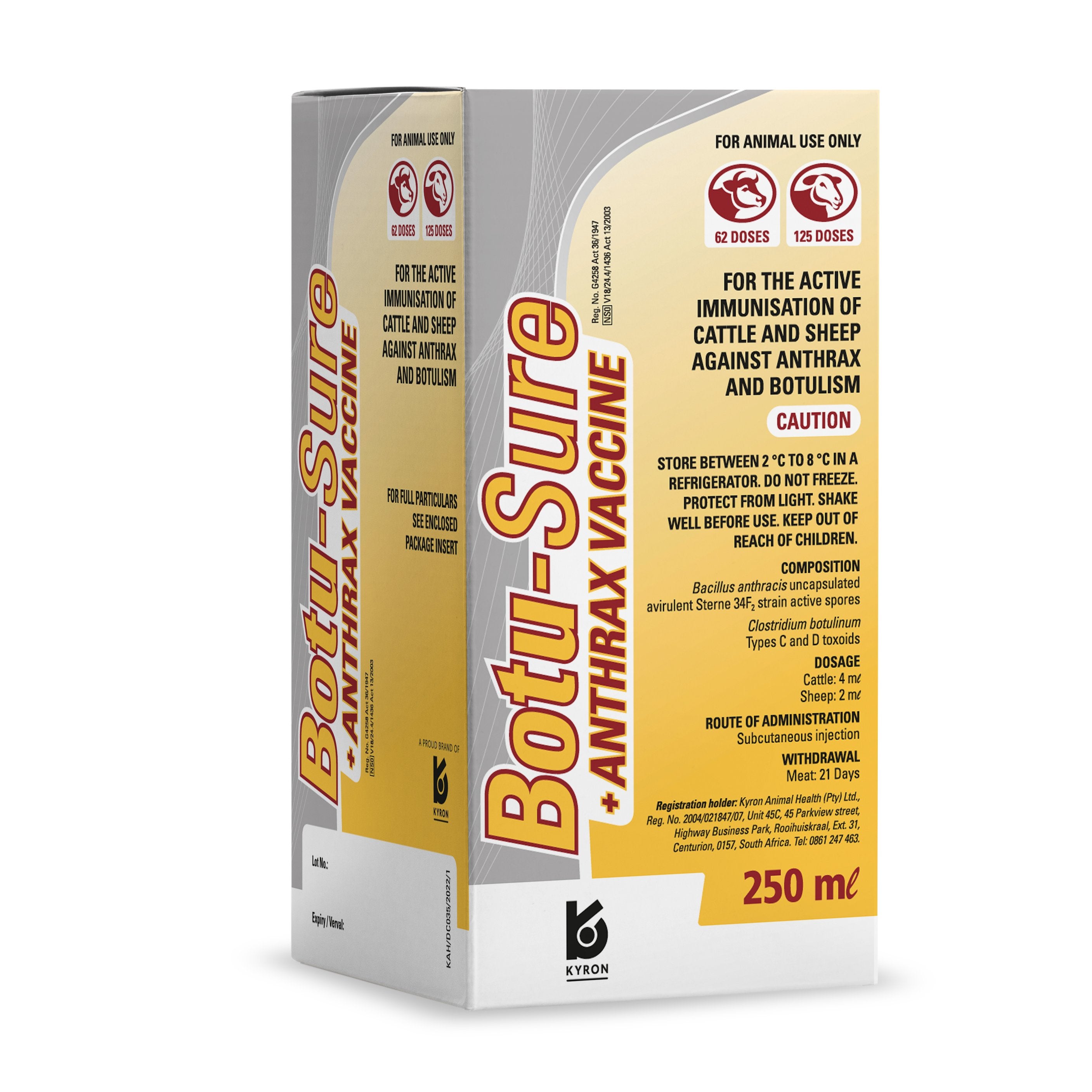 Botu-Sure Anthrax Vaccine 250ML – NWK Shop